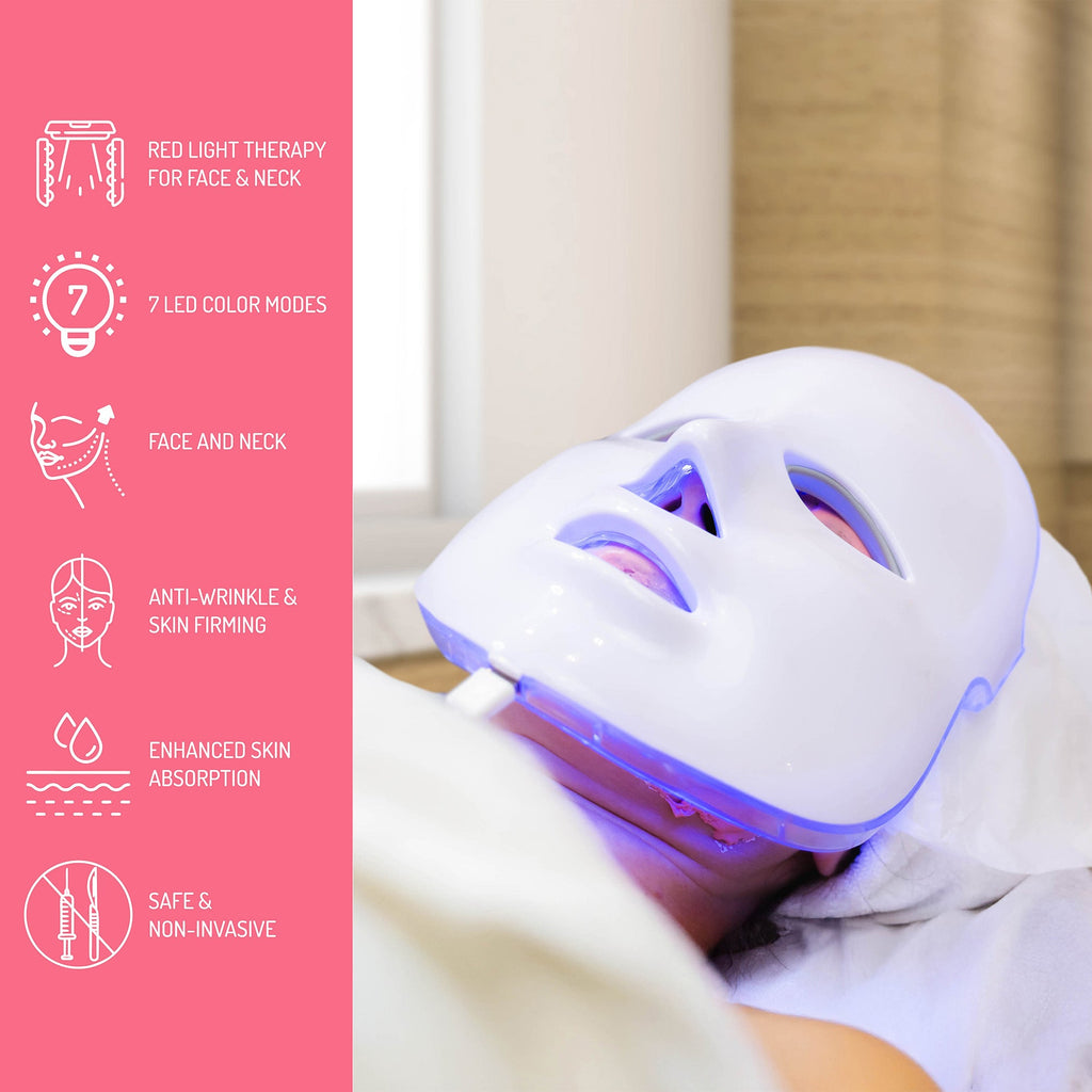 The Lumina Pro LED Shield - LED Light Therapy Face Mask – Nueva